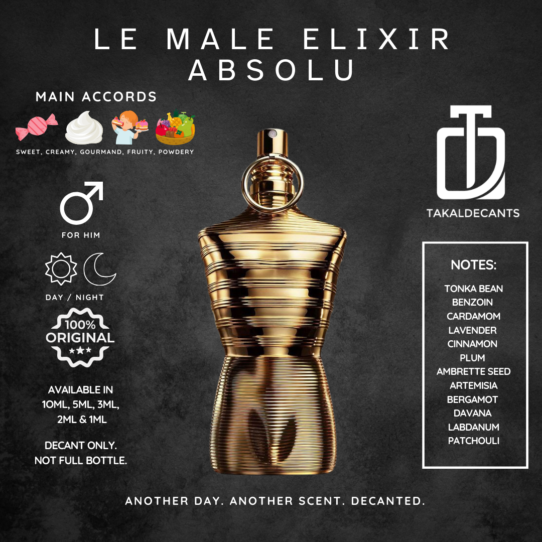 Le Male Elixir Absolu – TakalDecants